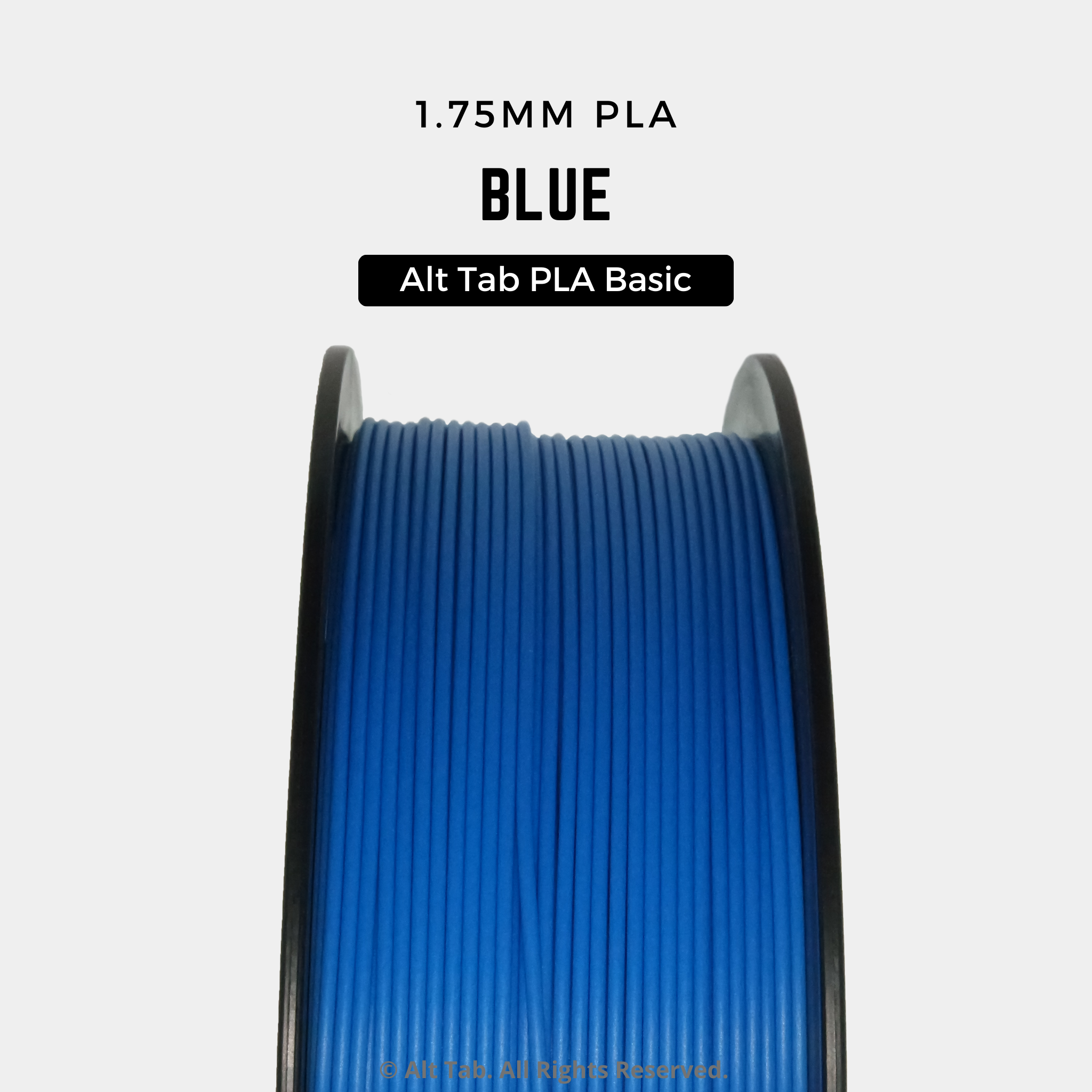 PLA Basic – Blue (1.75mm 1KG Filament) – ALT TAB Filaments