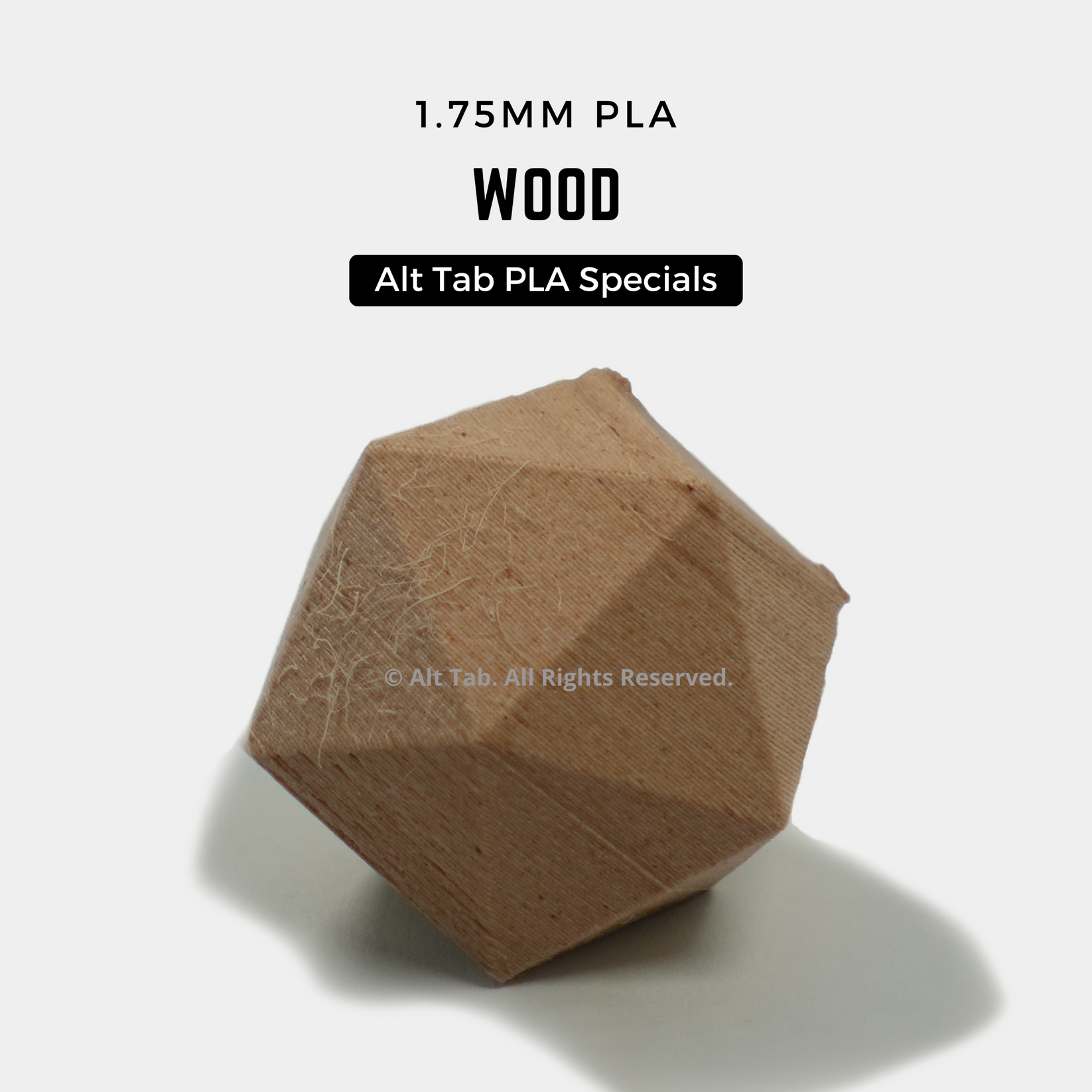 PLA Special – Wood Infused (1.75mm 1KG Filament) – ALT TAB Filaments