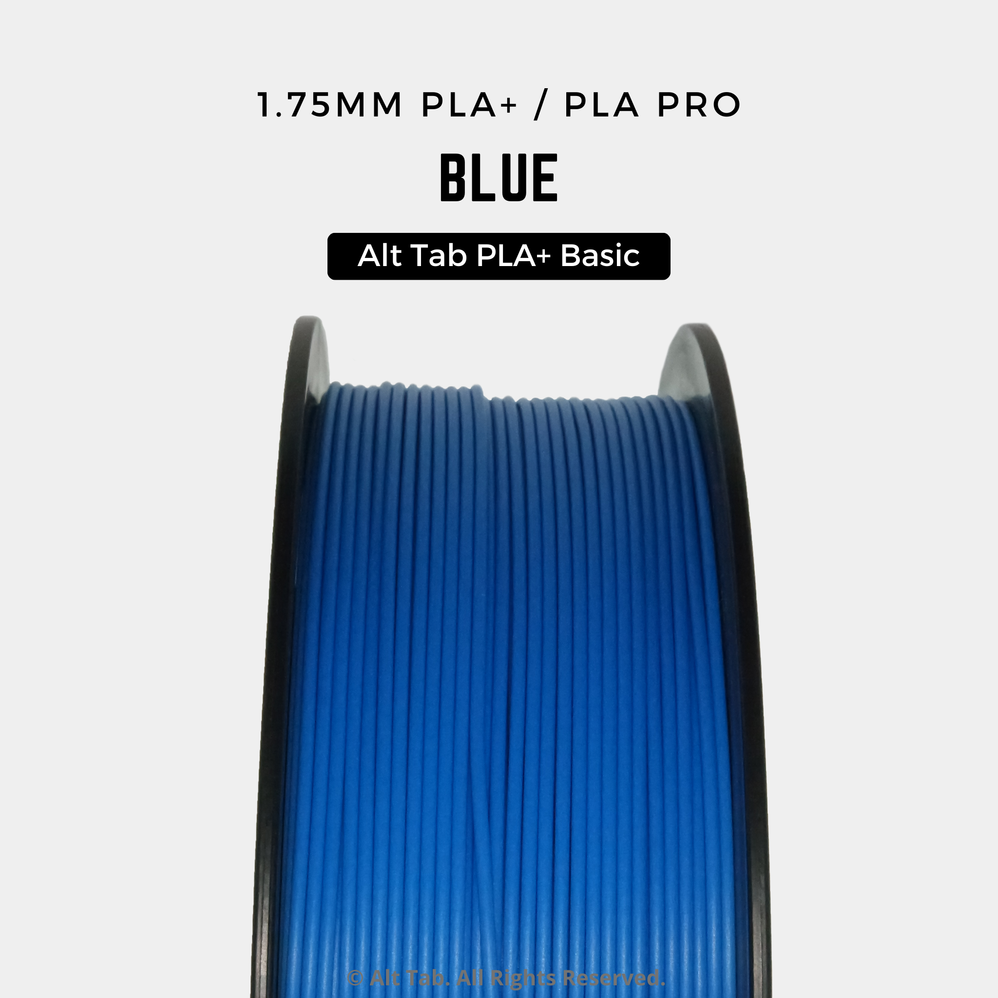 PLA PLUS/PRO Basic - Blue (1.75mm 1KG Filament) – ALT TAB Filaments